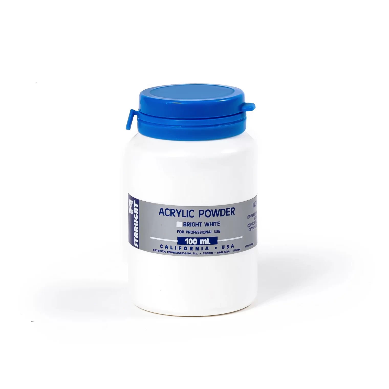 Polvo Acrílico Blanco Brillante 100gr - Starlight