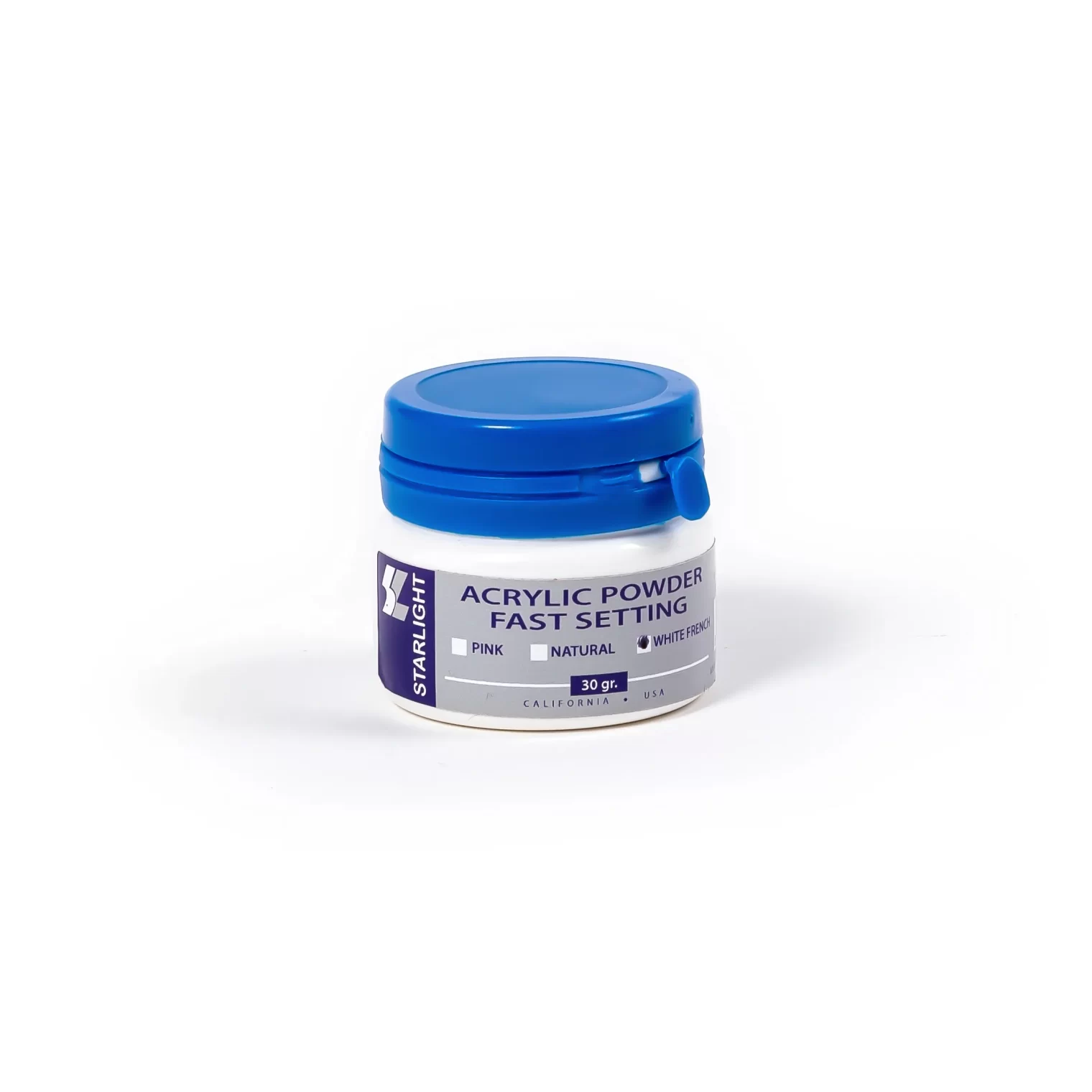 Polvo Acrílico Fast Blanco Brillante 30gr - Starlight